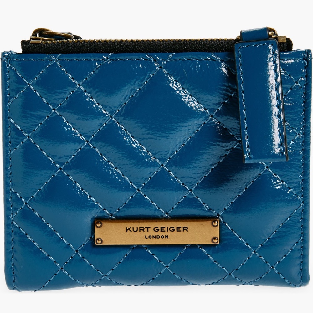 Kurt Geiger Quilted Embroidered Mini Purse NWT - Gem
